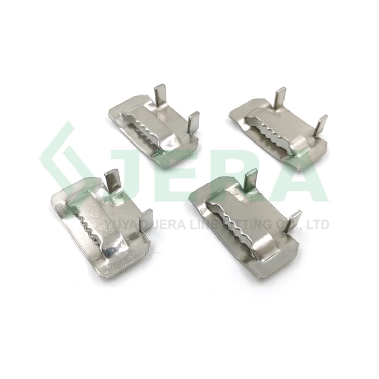 3/4 Stainless steel strapping clip, LC type - JERA LINE