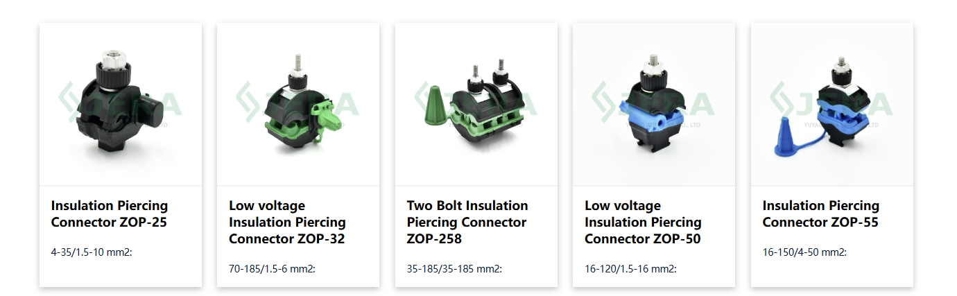 Overhead cable piercing connectors up to 1KV -JERA LINE