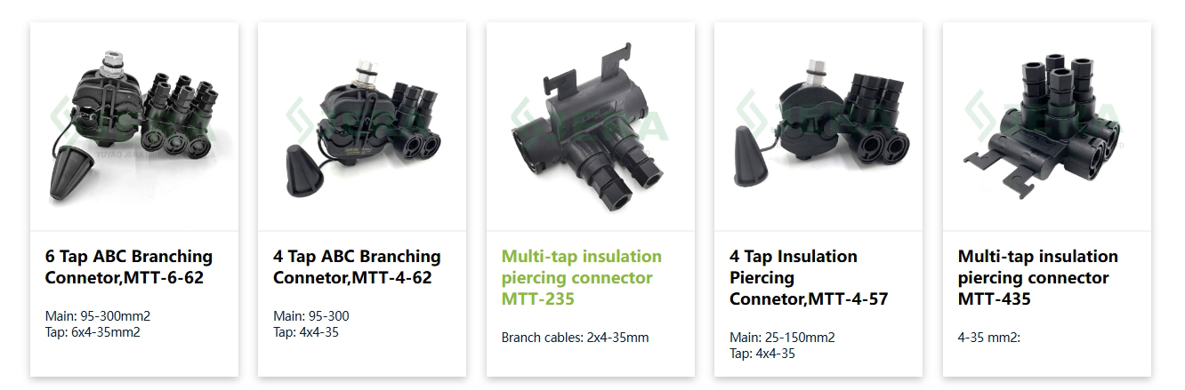 Overhead cable piercing connectors up to 1KV -JERA LINE
