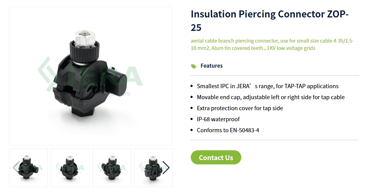 What Is the SLIW50, an European Insulation Piercing Connector, Class A1 ...